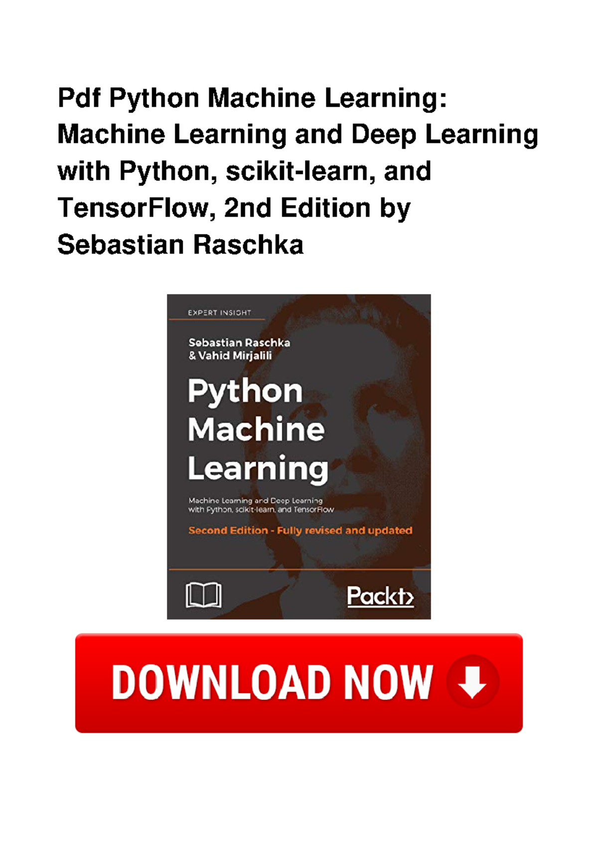 FULL PDF Python Machine Learning Machinead - Pdf Python Machine ...