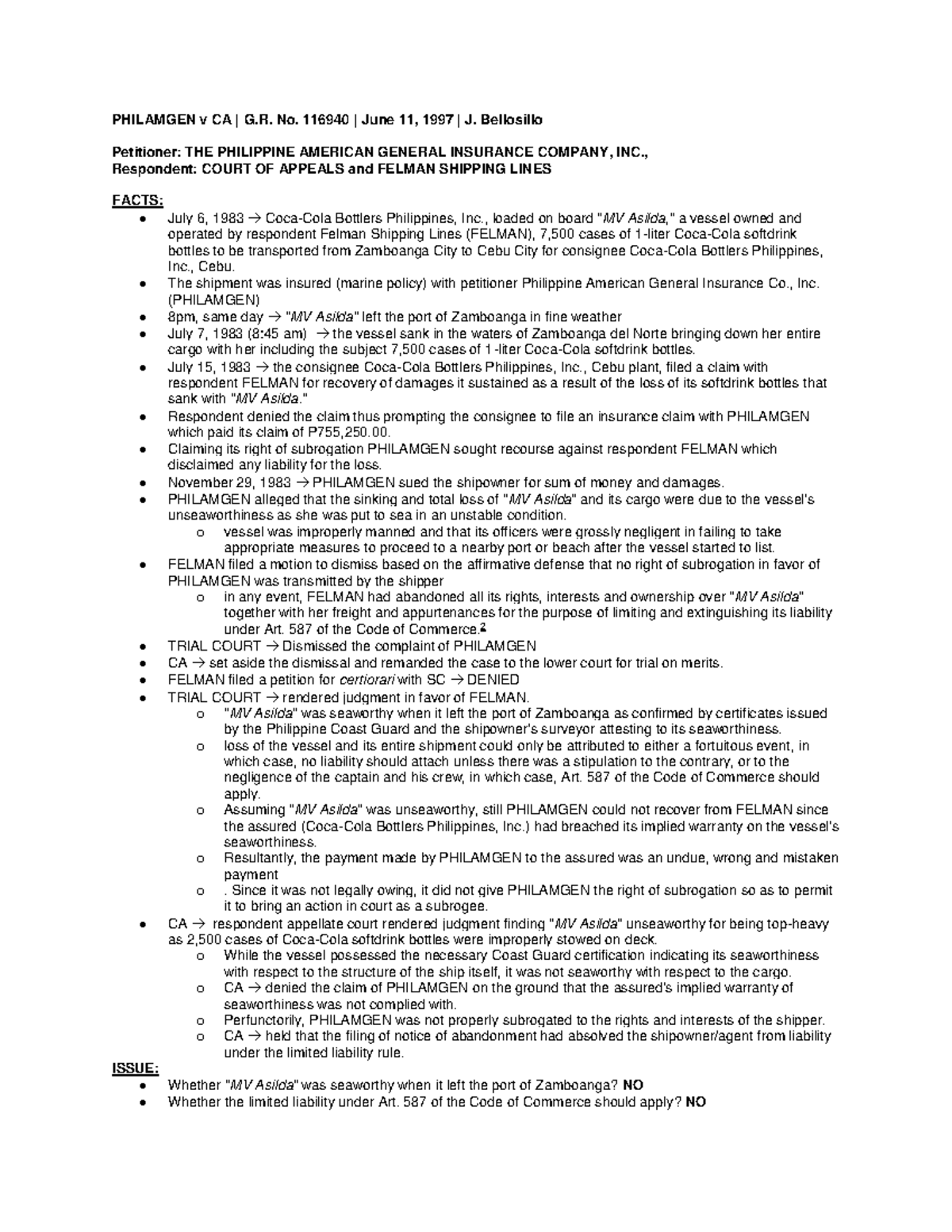 Philamgen-v-ca - useful. - PHILAMGEN v CA | G. No. 116940 | June 11 ...