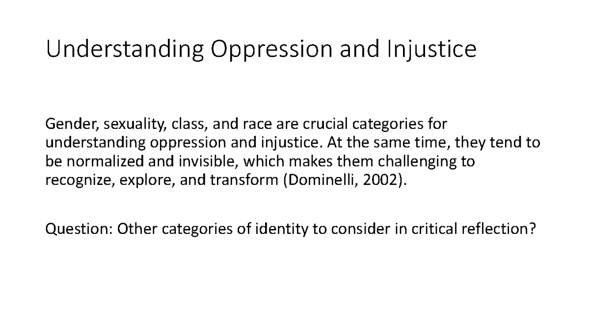 Power Point on Intersectionality as Useful Tool - Understanding ...