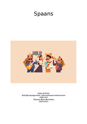 Unidad 1-test - voorbeeld van toetsen spaans zelfstudie - Unidad 1 ...