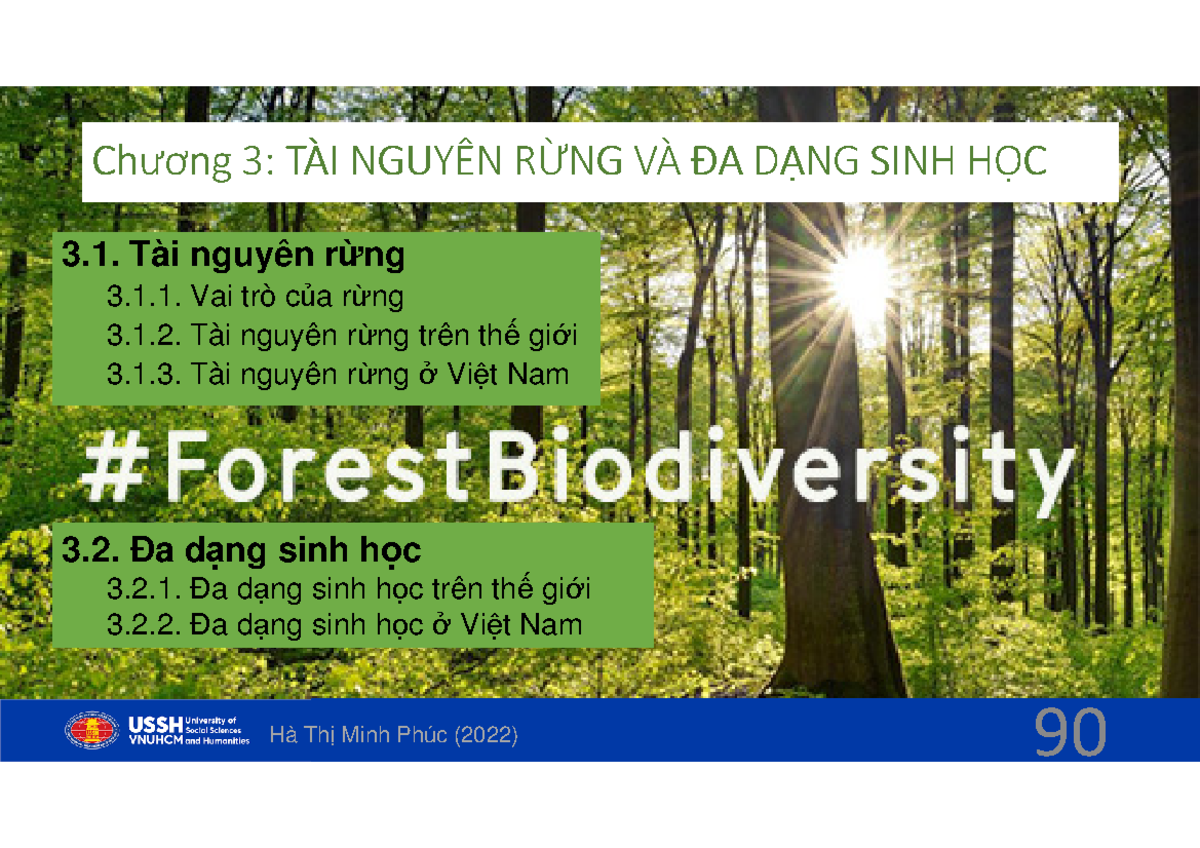 Bai giang MT&PT C3 Phuc - Ch±¡ngCh±¡ngCh±¡ng 3: TÀI NGUYÊN RþNG VÀ A ...