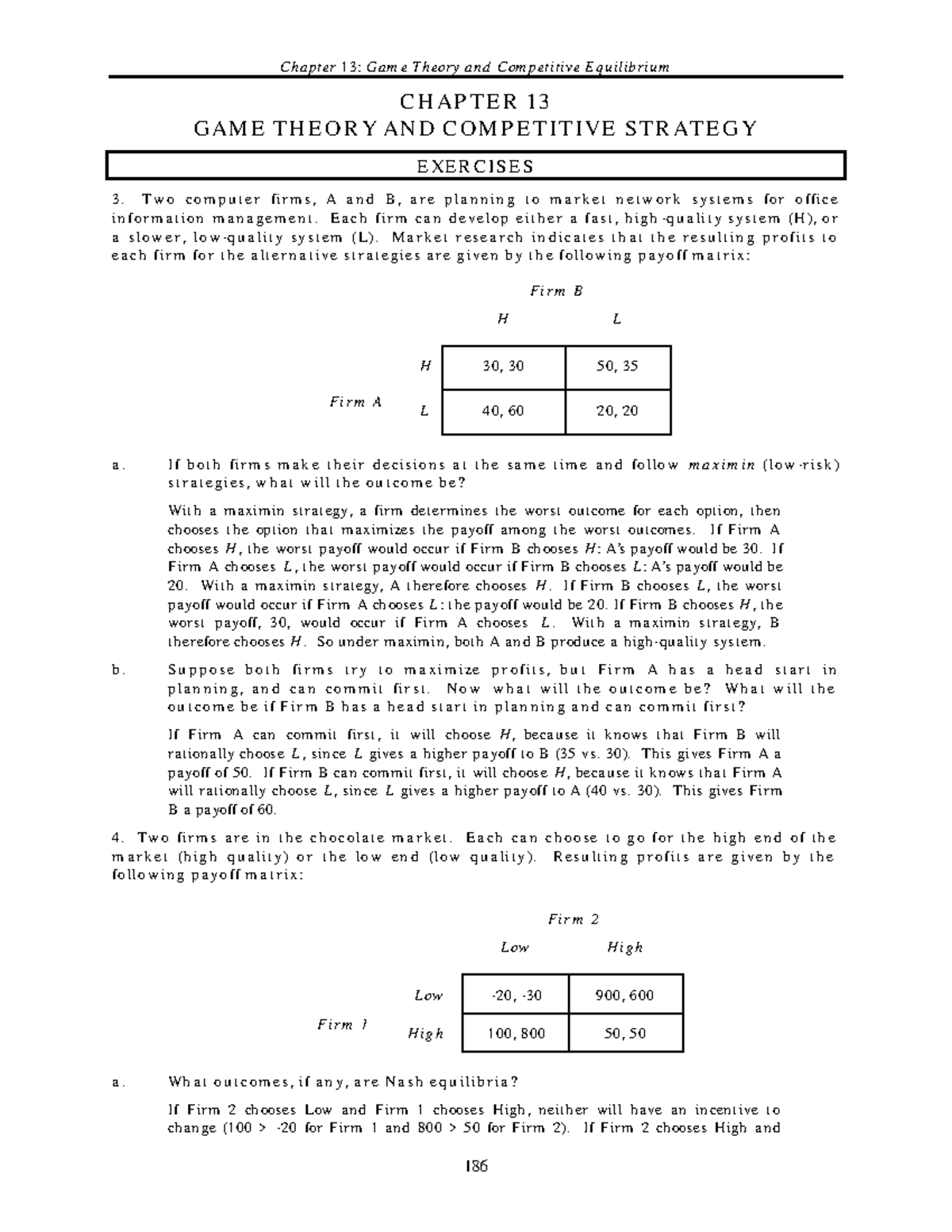 Chapter 13 Chapter 13 Game Theory And Competitive Equilibrium chapter-13-chapter-13-game-theory-and-competitive-equilibrium