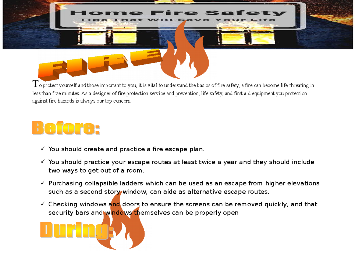 Fire Fighter - Creative writing - To protect yourself and those ...