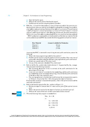 Textbook answer key - Appendix E Self-Test Solutions and Answers to ...