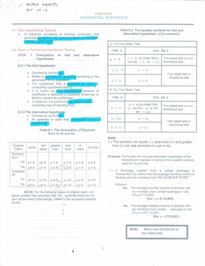 M1 and M2 - lec - M1: INTRO TO STATISTICAL CONCEPTS WHAT IS STATISTICS? Statistics is the ...