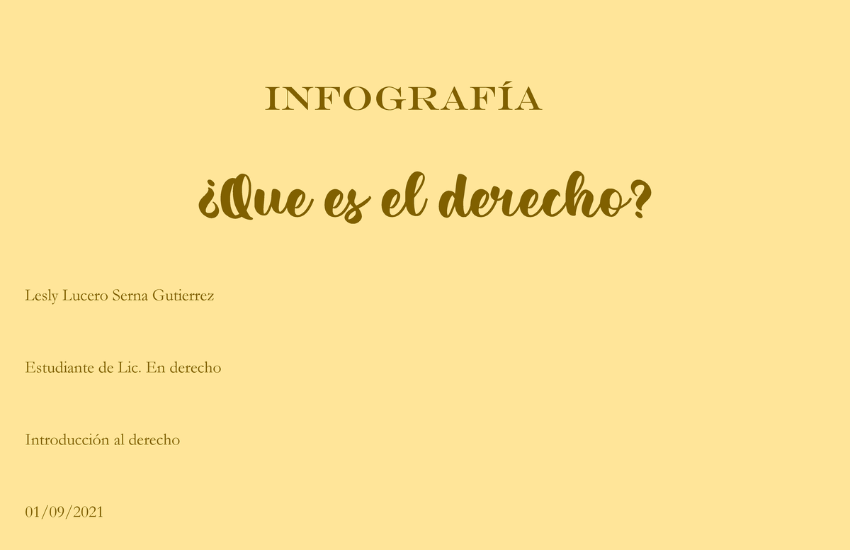 A1 Eq1 - infografia - InfografÌa øQuÈ es el derecho? Lesly Lucero Serna ...