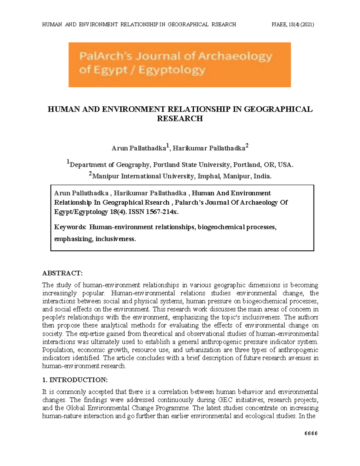 7320-Article Text-14869-1-10-20210411 - HUMAN AND ENVIRONMENT ...