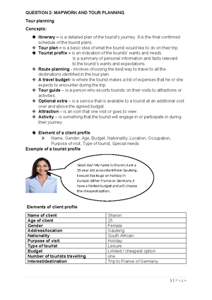Grade 11 PAT Marking Guidelines - TOURISM PRACTICAL ASSESSMENT TASK MARKING GUIDELINES GRADE 11 ...