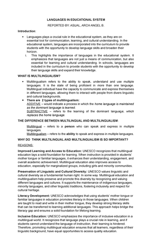 English overview - III. Linguistic Approaches Reading Bloomfield ...