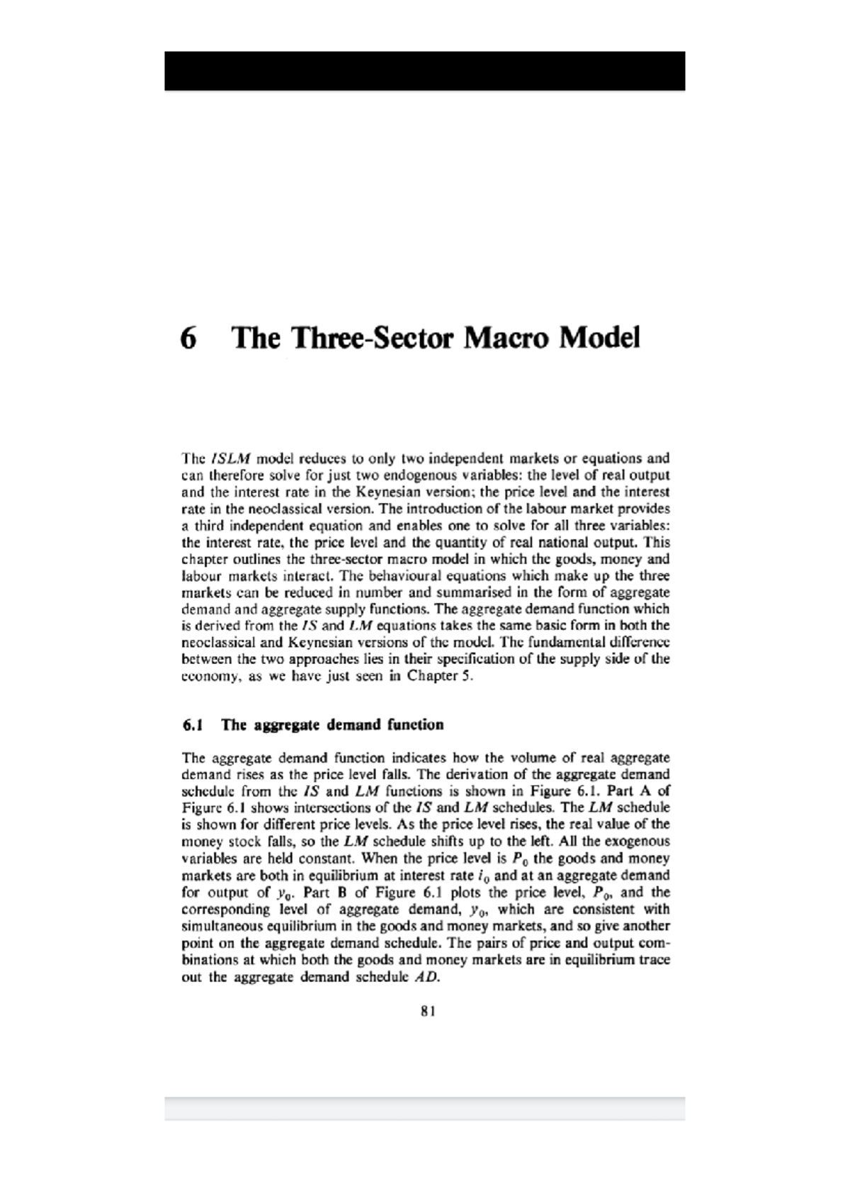 3 sector macro model - Macro Economics II - Studocu