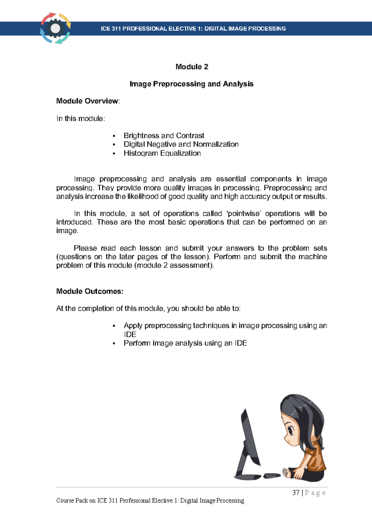 DIP - Module 2 Image Processing and Analysis - 37 | P a g e Module 2 ...