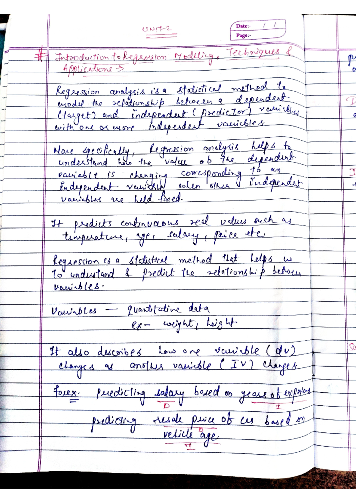 UNIT-02 - data analytics notes unit 2 - Big Data Analytics - Studocu