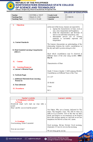 Factors Affecting Climate G9 - Teacher Novem A. Urot Grade Level 9 ...