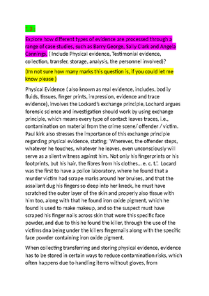 Unit 1 AC1.4 - Describe media representation of crime - AC1 - Describe media representation of ...
