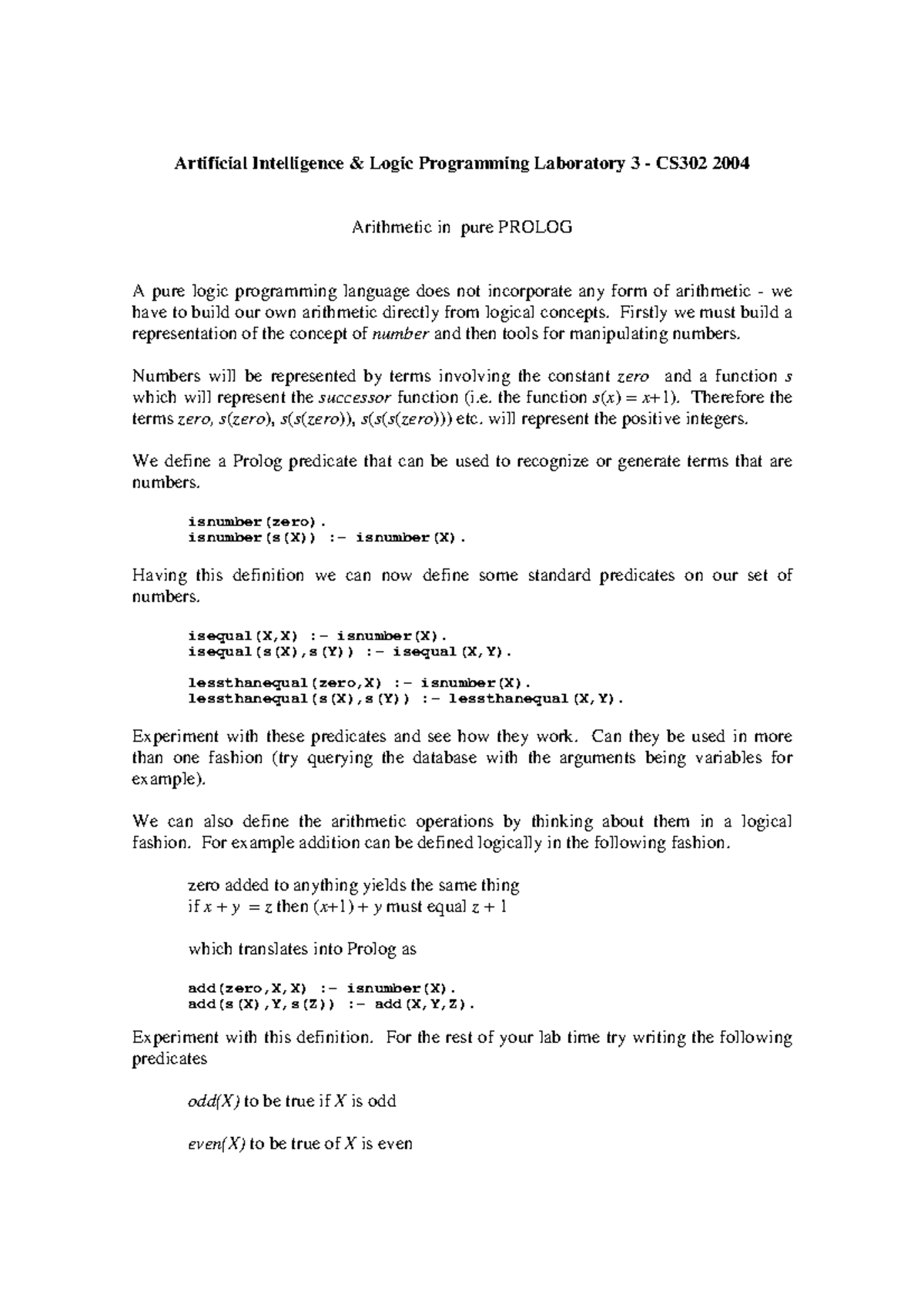 Lab3 - Zadanie z laboratorium - Artificial Intelligence Logic ...