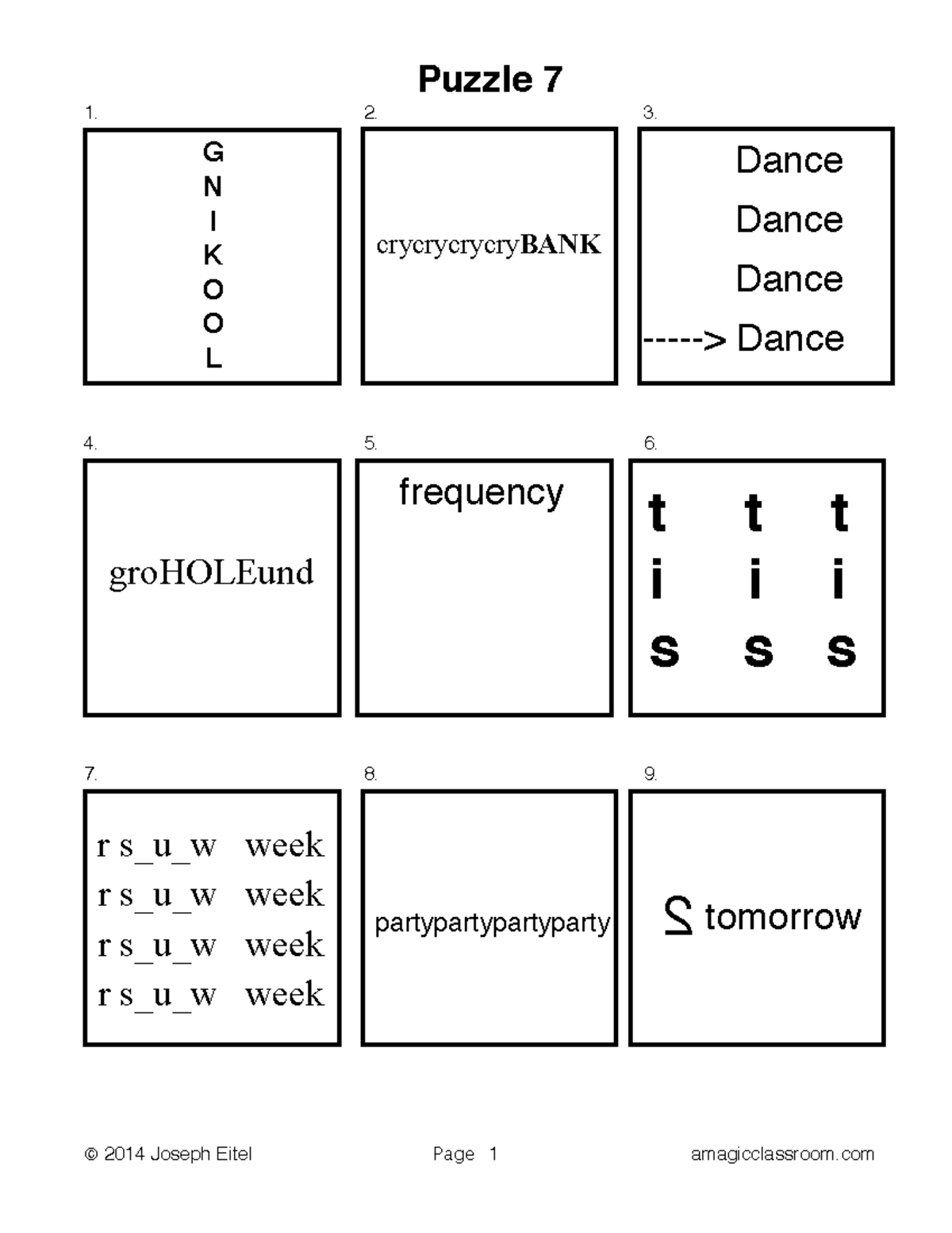 REBUS 2021 EXAMPLE BSED(MATH) MATH 106 - Bsed - math - Puzzle 7 1. !2 ...