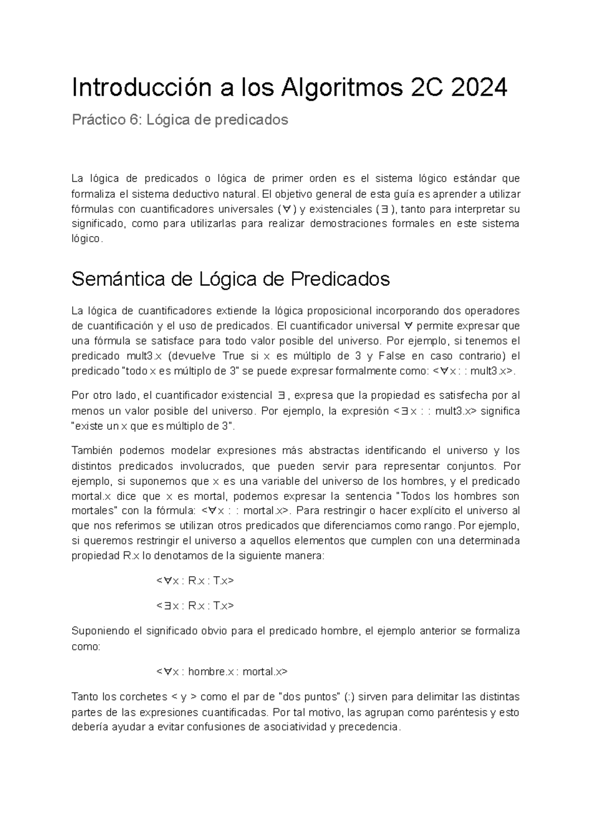 Introalg-2C-2024 Practico 6 - Introducción a los Algoritmos 2C 2024 ...