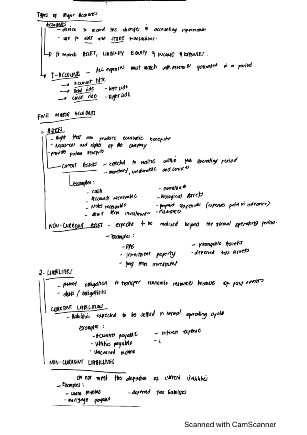 Week-4-Types-of-Major-accounts - Types OF Major accounts ACCOUNTS ...