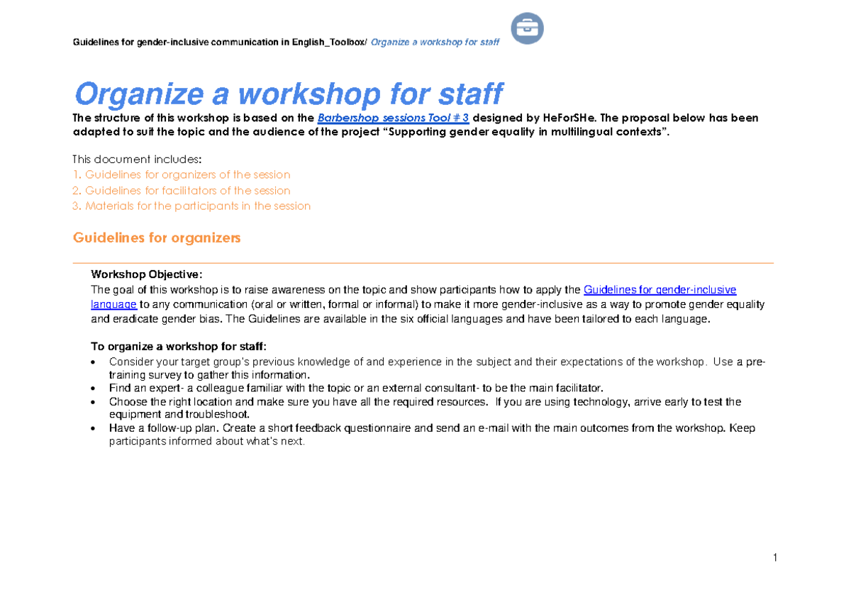 Toolbox-Organize-a-workshop-for-staff en - Organize a workshop for ...