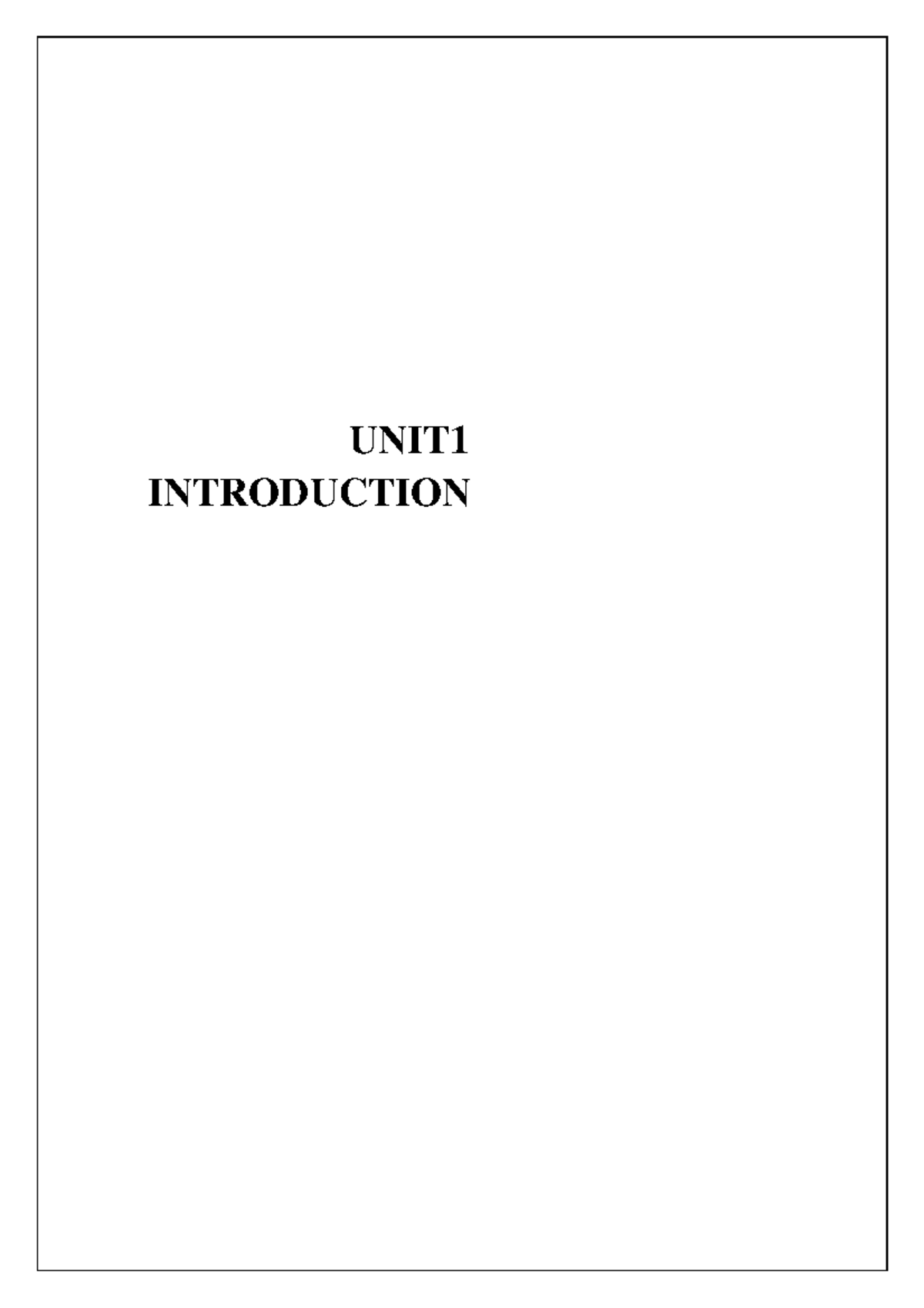 UNIT1 COA - COA - UNIT INTRODUCTION UNIT- 1 Computer: A computer can be ...