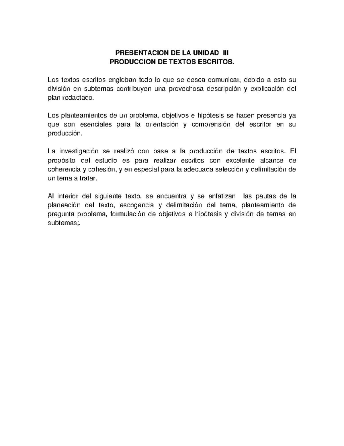 Material de estudio unidad III Producciòn de Textos Escritos ...