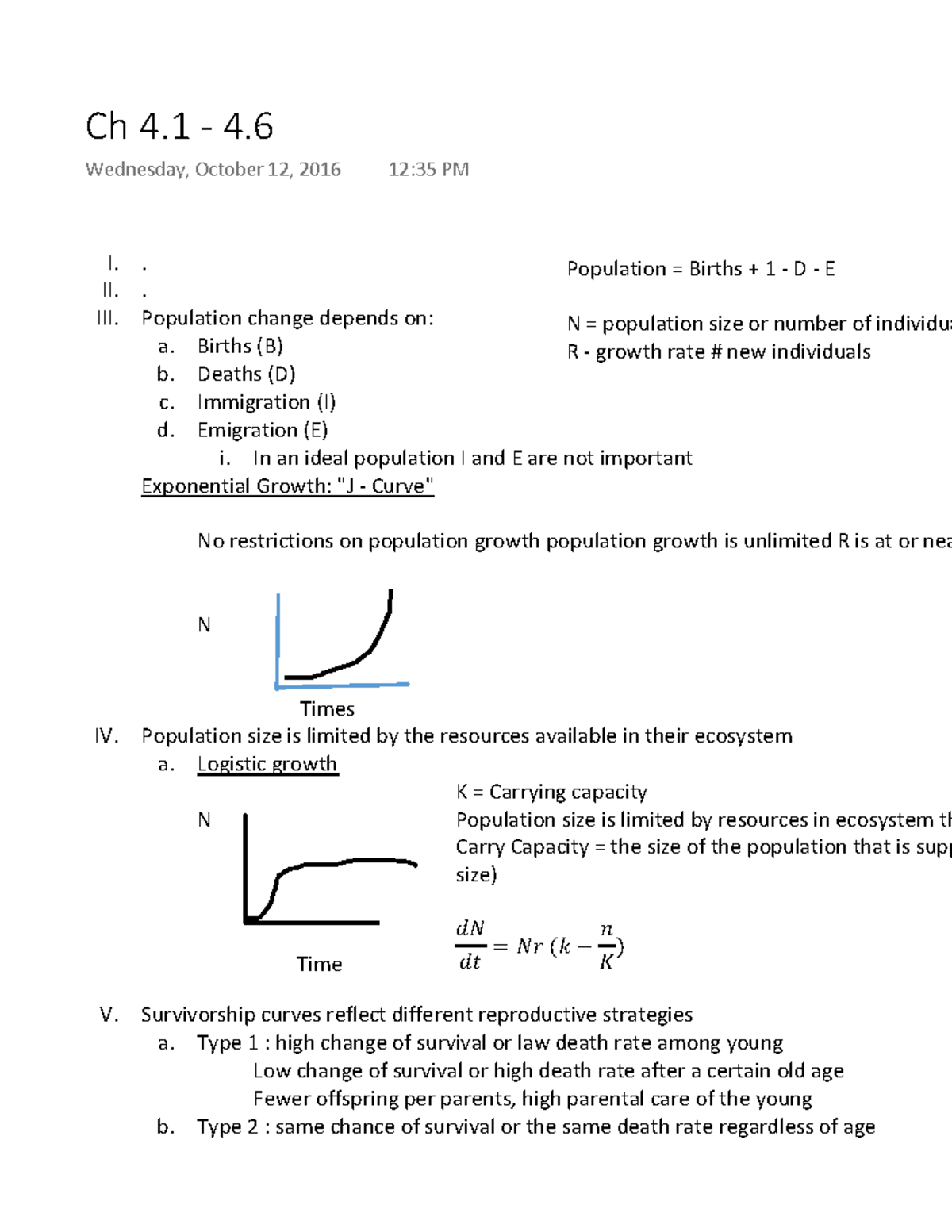 Ch 4.1 - 4 - Lecture notes Ch 4.1 - 4 - Ch 4 4 Wednesday, October 12 ...
