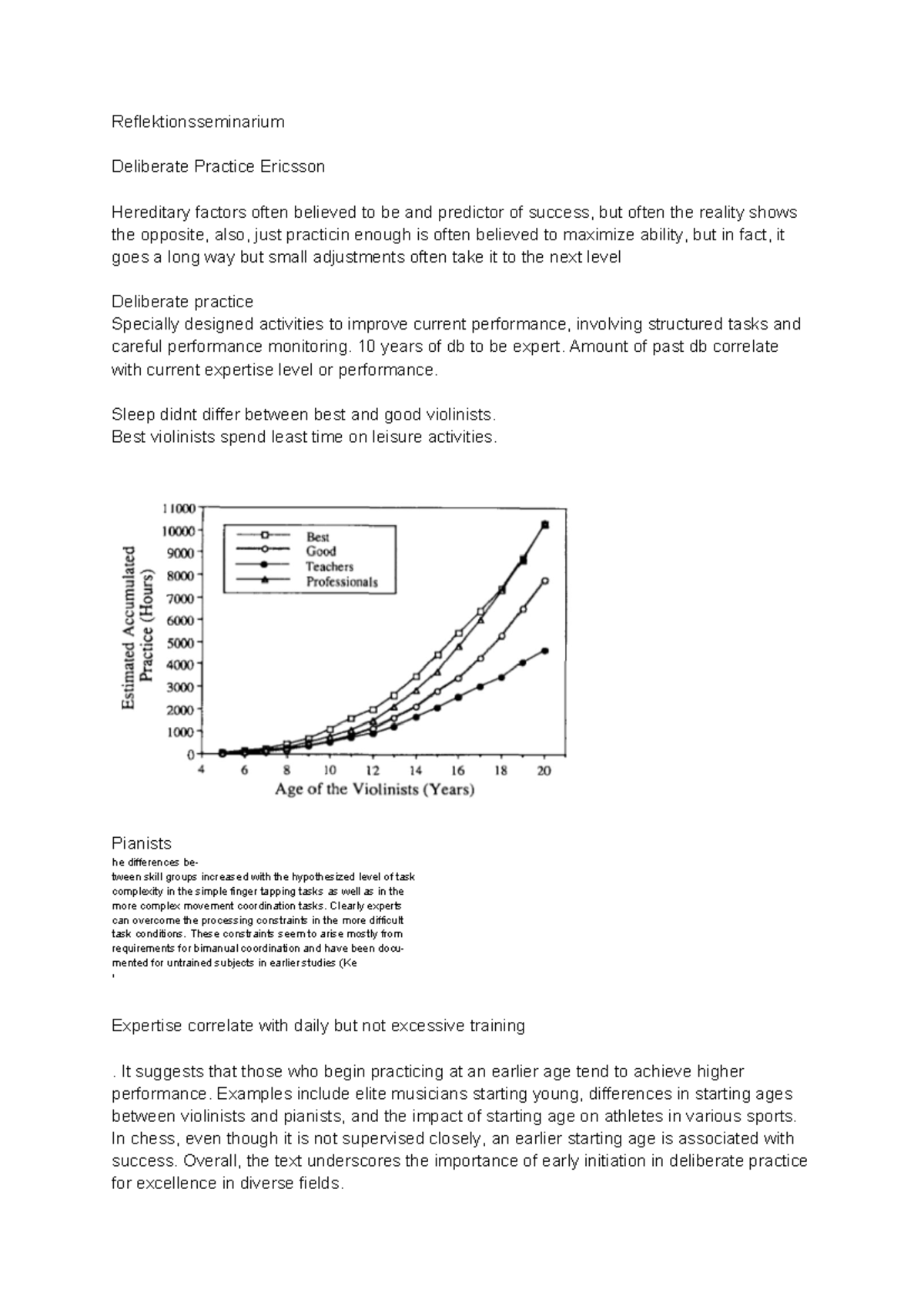 semme inlärning - Reflektionsseminarium Deliberate Practice Ericsson ...