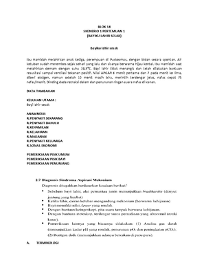 Tutorial skenario 3 blok 18 ( bahasa inggris) - BLOK 18 SKENERIO 3 PERTEMUAN 1 (MY CHILD HAD ...