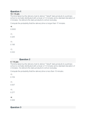 BUS105 TOA Cheat sheet - Based on the common questions appeared in past ...