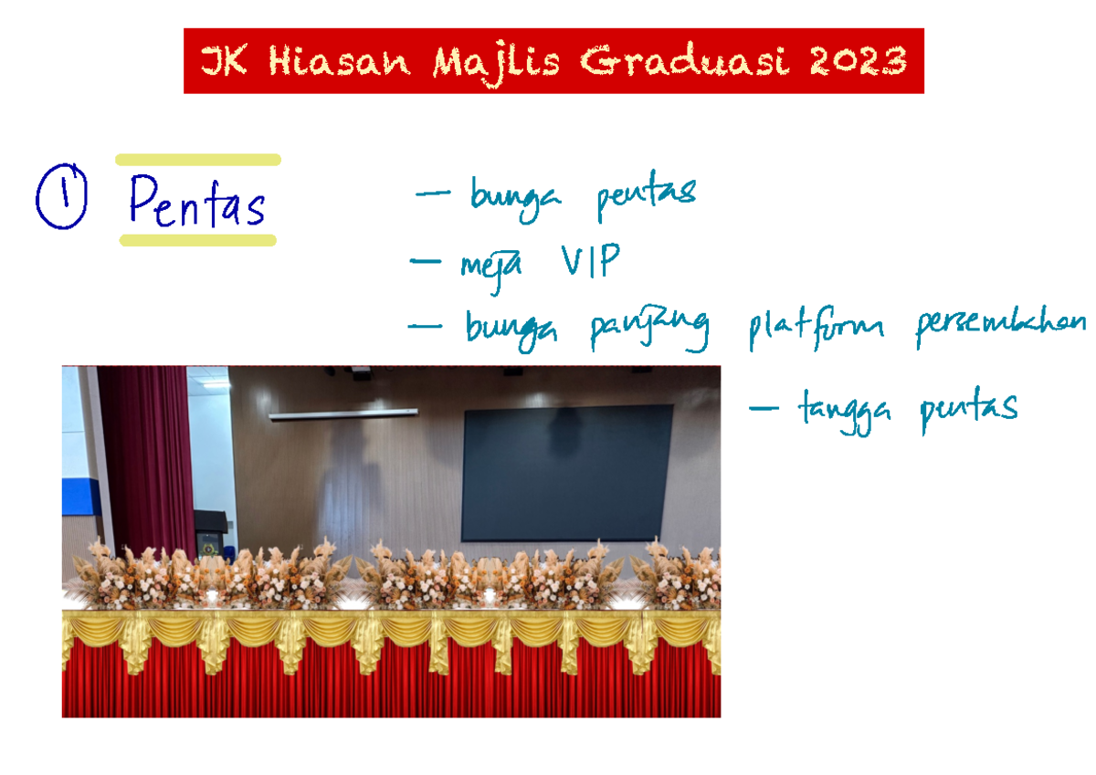 Idea hiasan graduasi - The proposal of decoration - Issues In ...