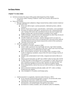Week 7 Reading and In Class Notes - Reading Notes chapter 7: plural ...