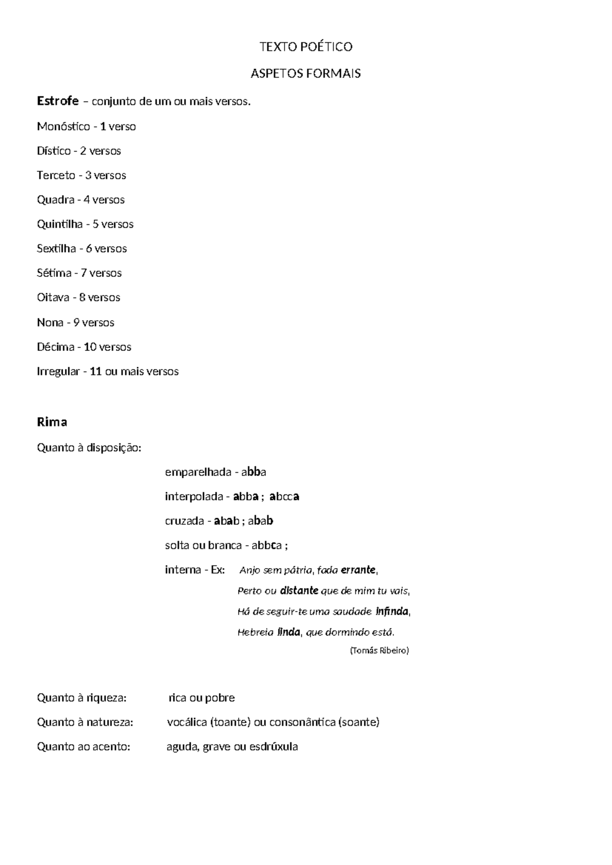 Poesia Trovadoresca - aspetos formais - TEXTO POÉTICO ASPETOS FORMAIS ...