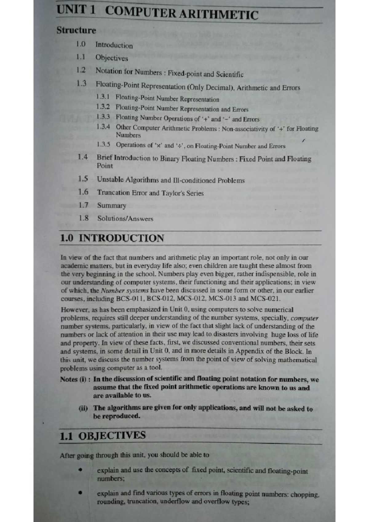 Computer Arithemetic - Computer Oriented Numerical Techniques - Studocu