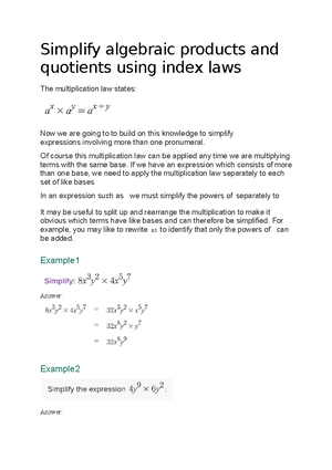 05 - Working with surds - Ways to Manipulate Square Roots A surd is ...