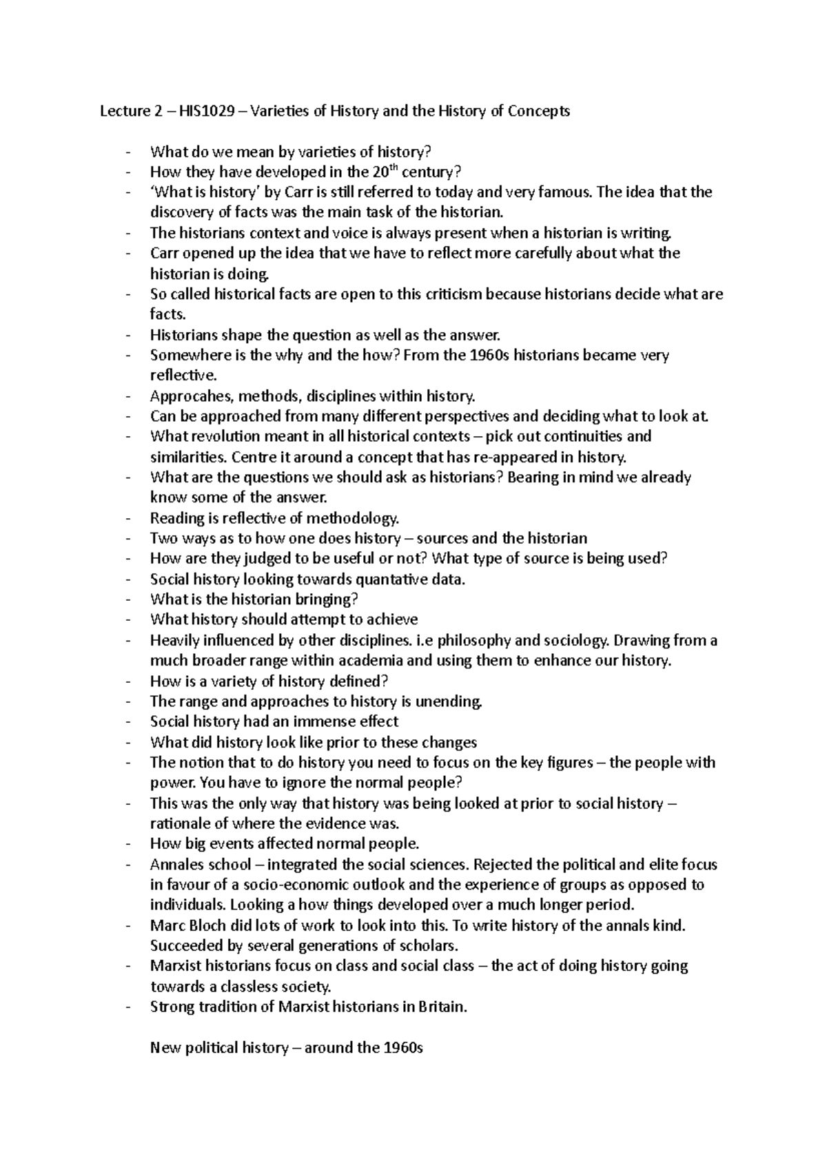 Lecture 2 - A skills module with concepts that are essential to the ...