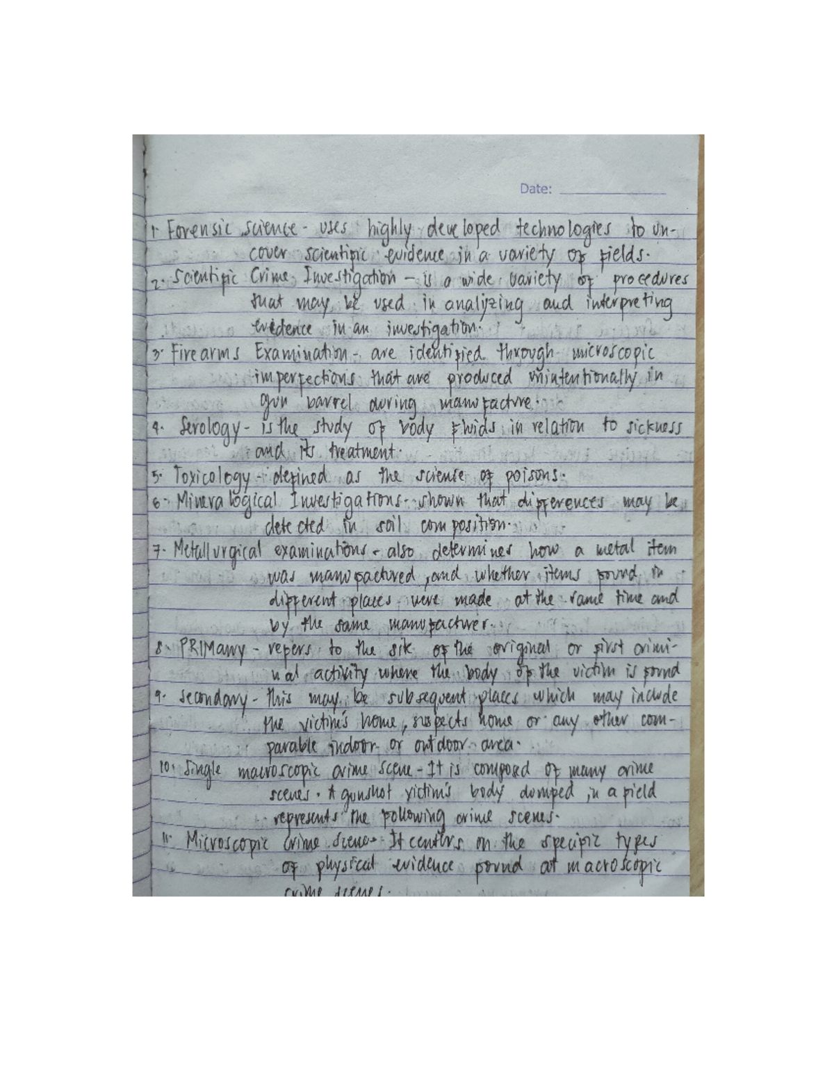 Cdi - notes - Criminal Justice System Education - LL - Studocu