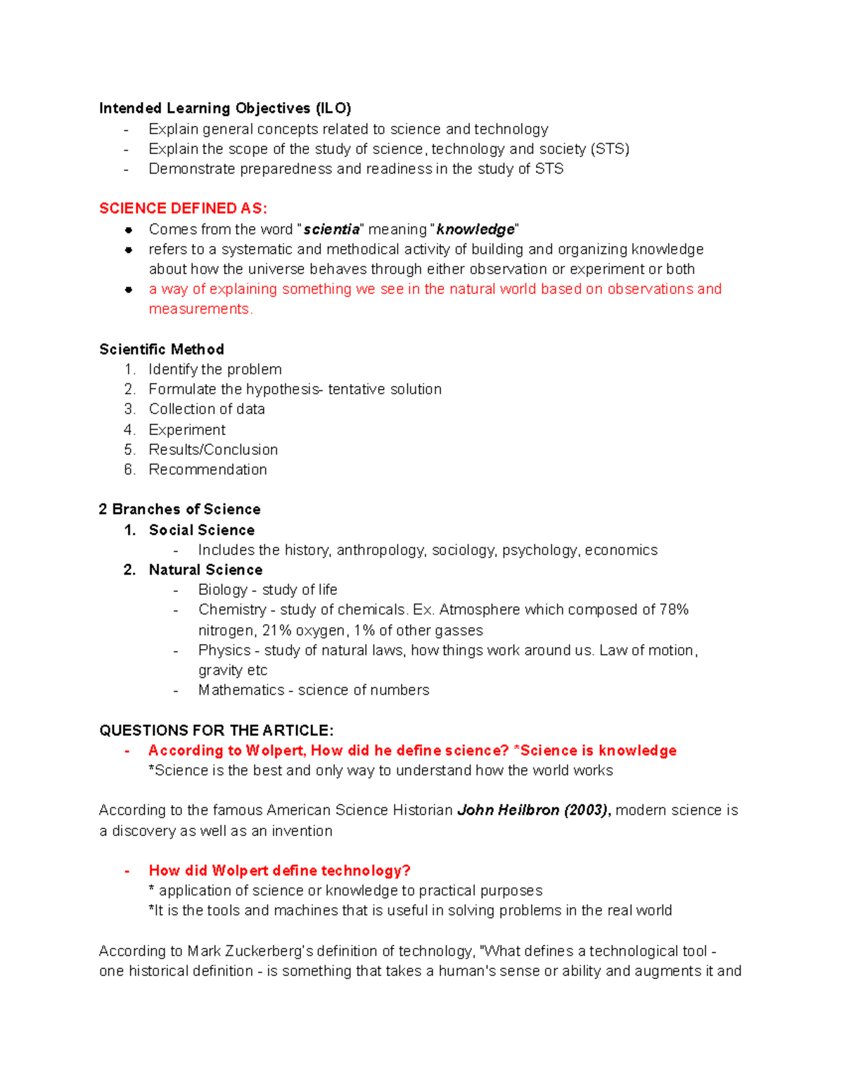 Notes - WHAHAHAHAAHAHAHAHAHAHAHAHSHEWQDQWWBDWIUER - Intended Learning ...