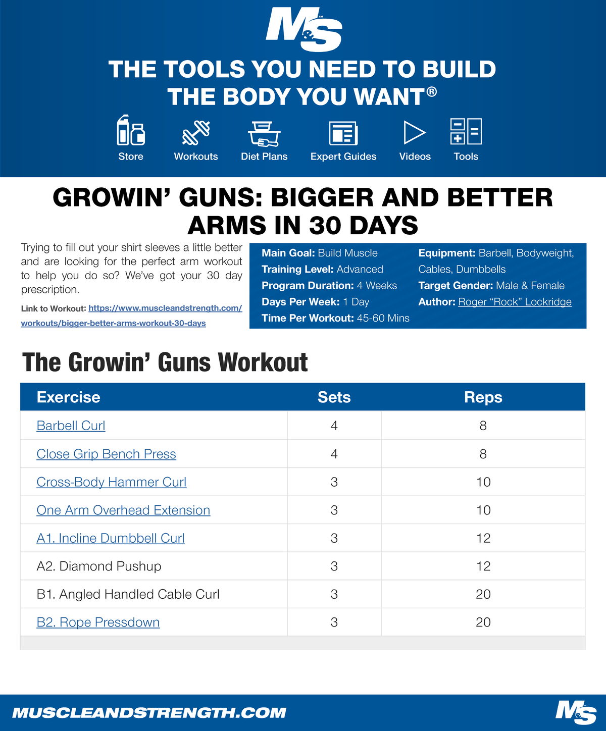 Growin gunsbiggerandbetterarmsin 30days - The Growin’ Guns Workout ...