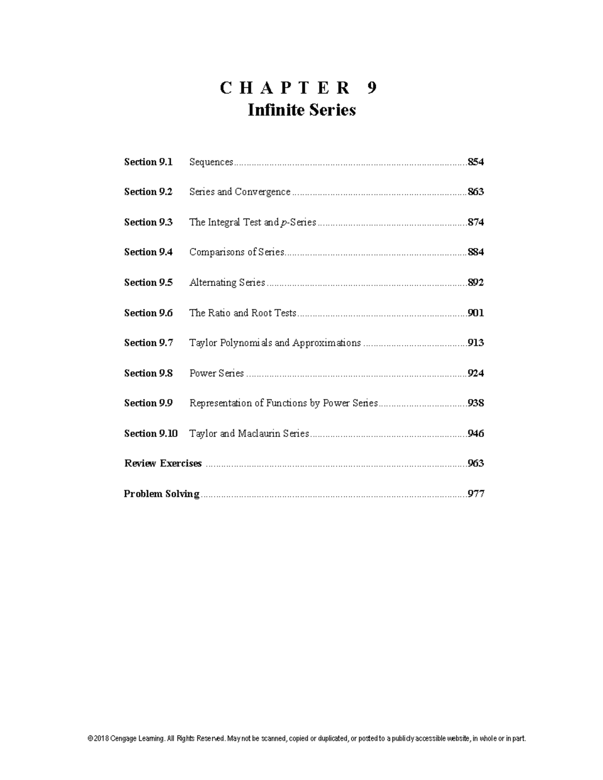 Calc Metric 09 CSM - Solution - Infinite Series C H A P T E R Section 9 ...