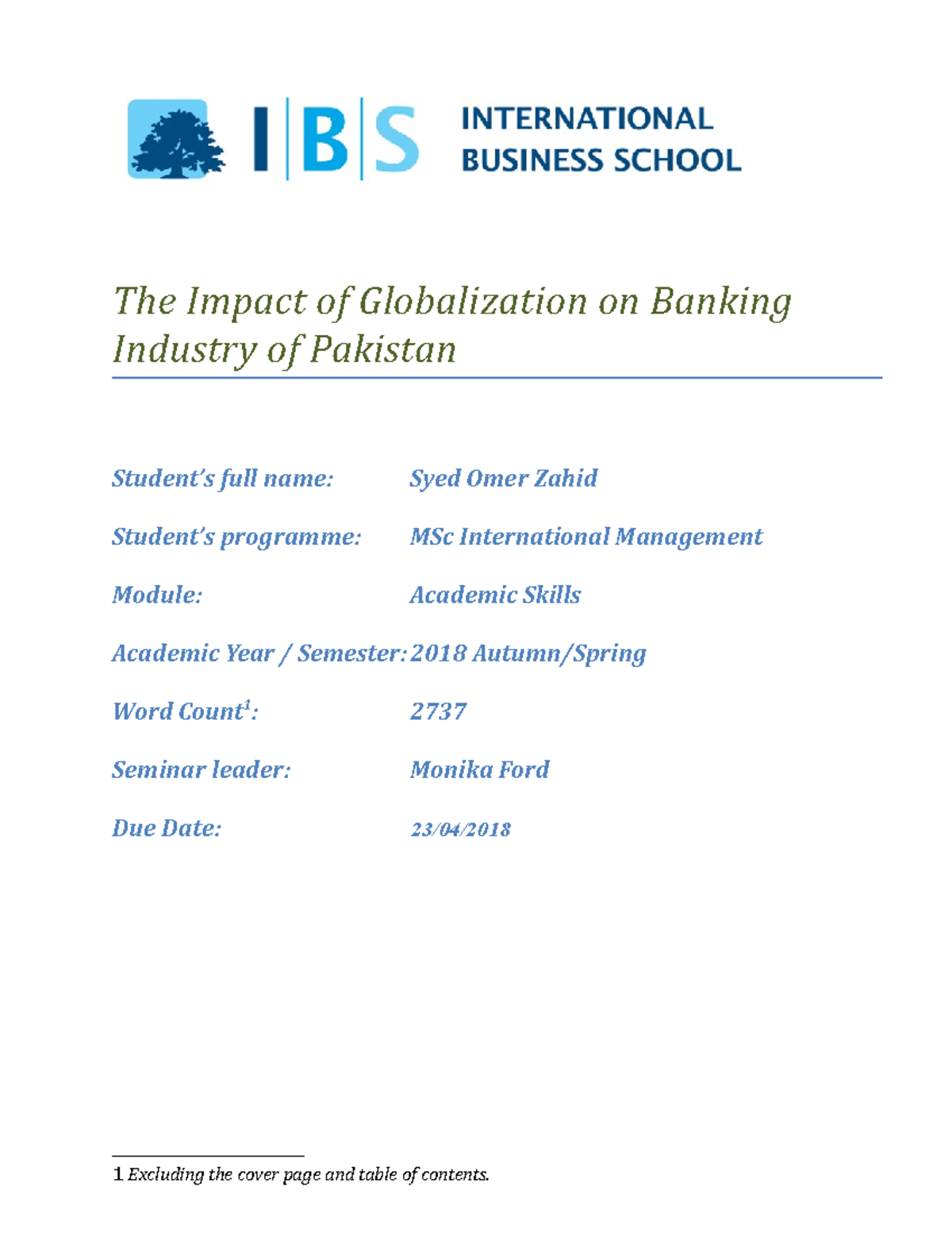 The impact of globalization (Autosaved) - The Impact of Globalization ...