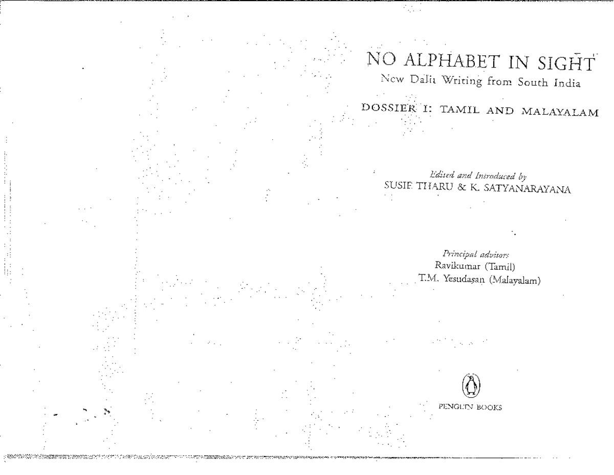 No Alphabet In Sight 1 - English Language - Studocu