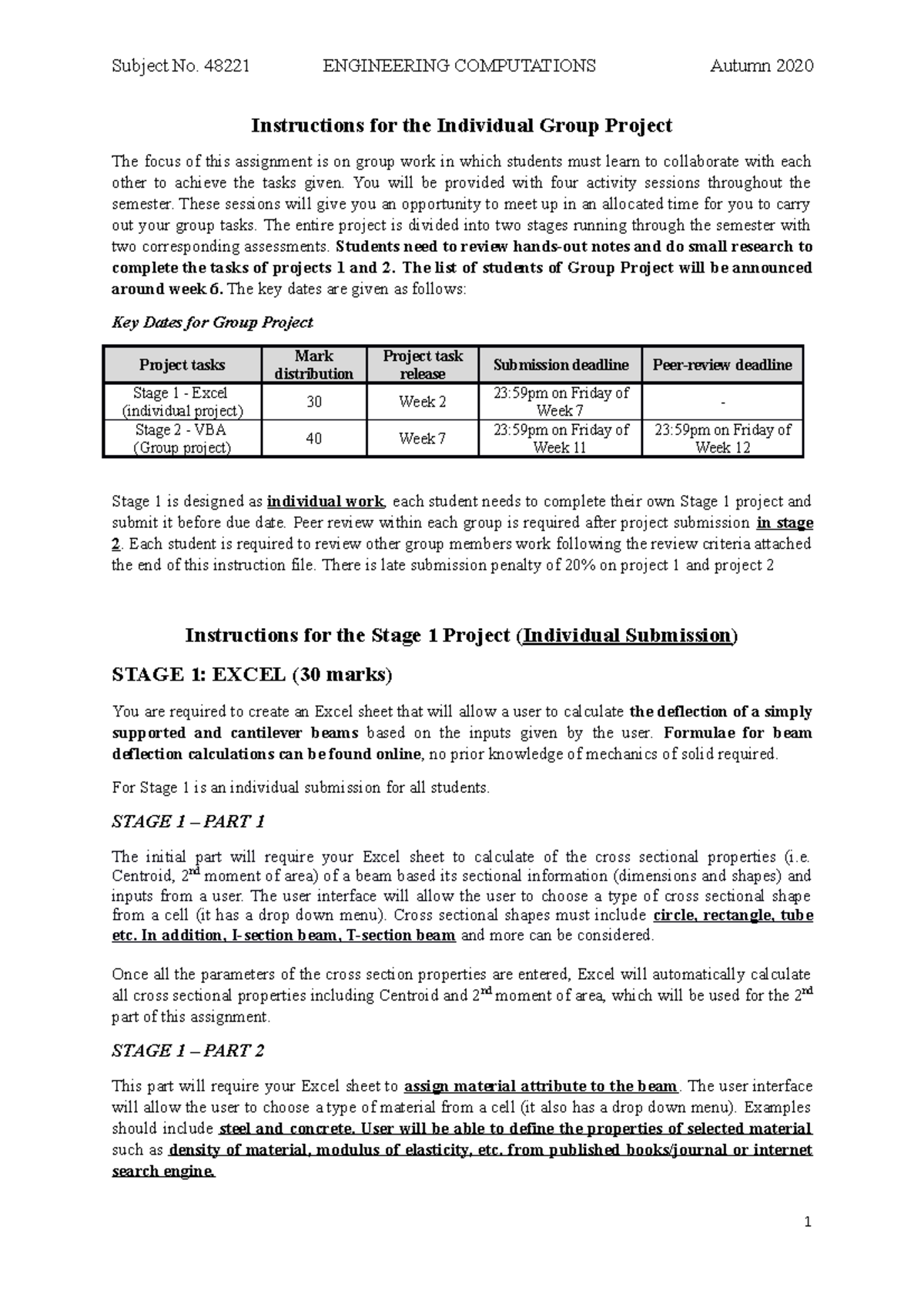 2020S - Project instruction - Instructions for the Individual Group ...