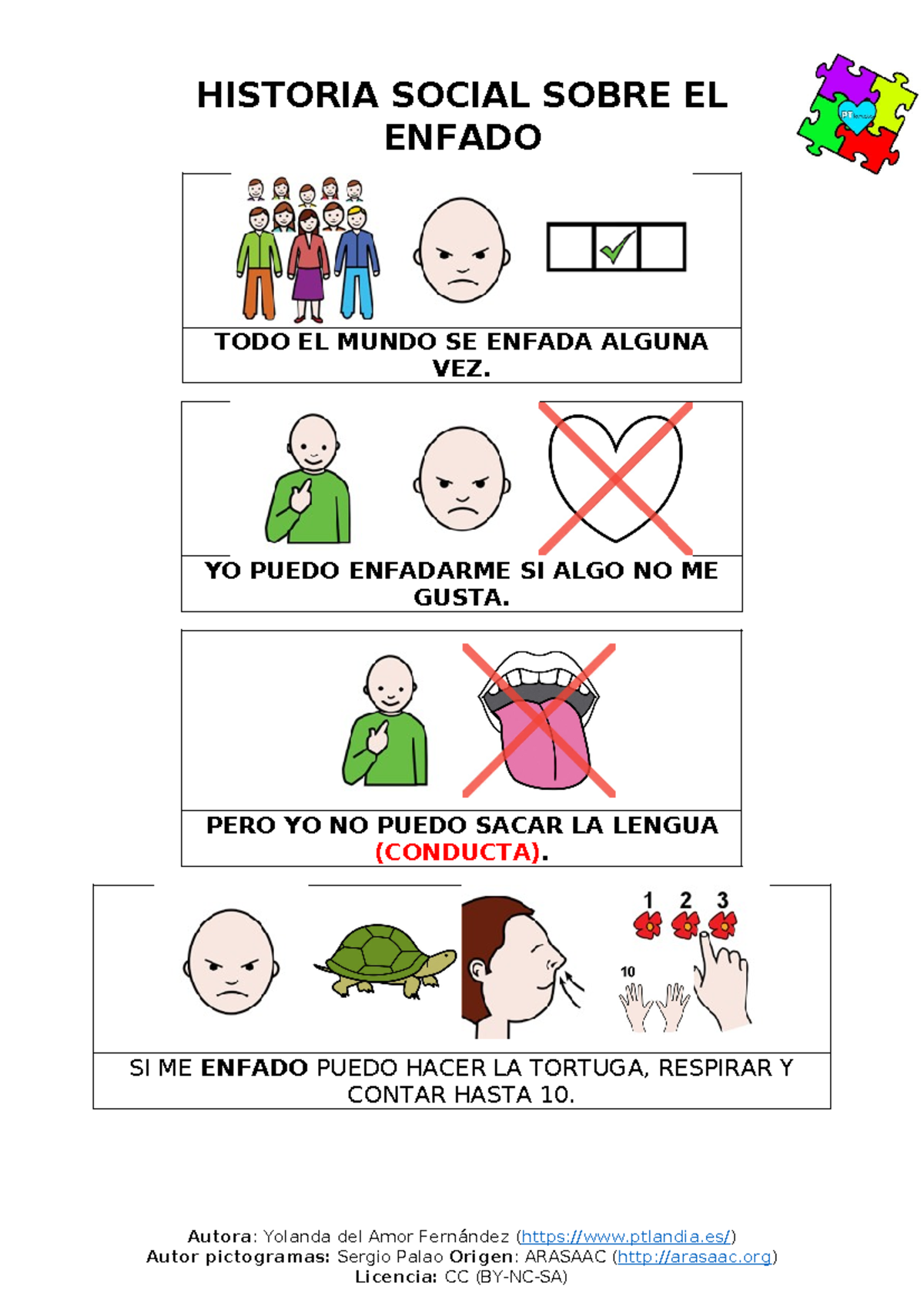 EL Enojo - Historia social para los alumno TEA - didactica lengua ...