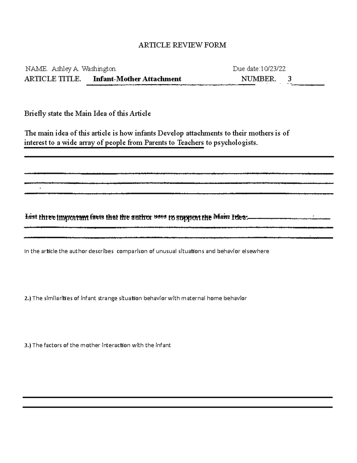 Done again Article Review FORM - Generic Model (1) (1)Done 3rd time (1 ...