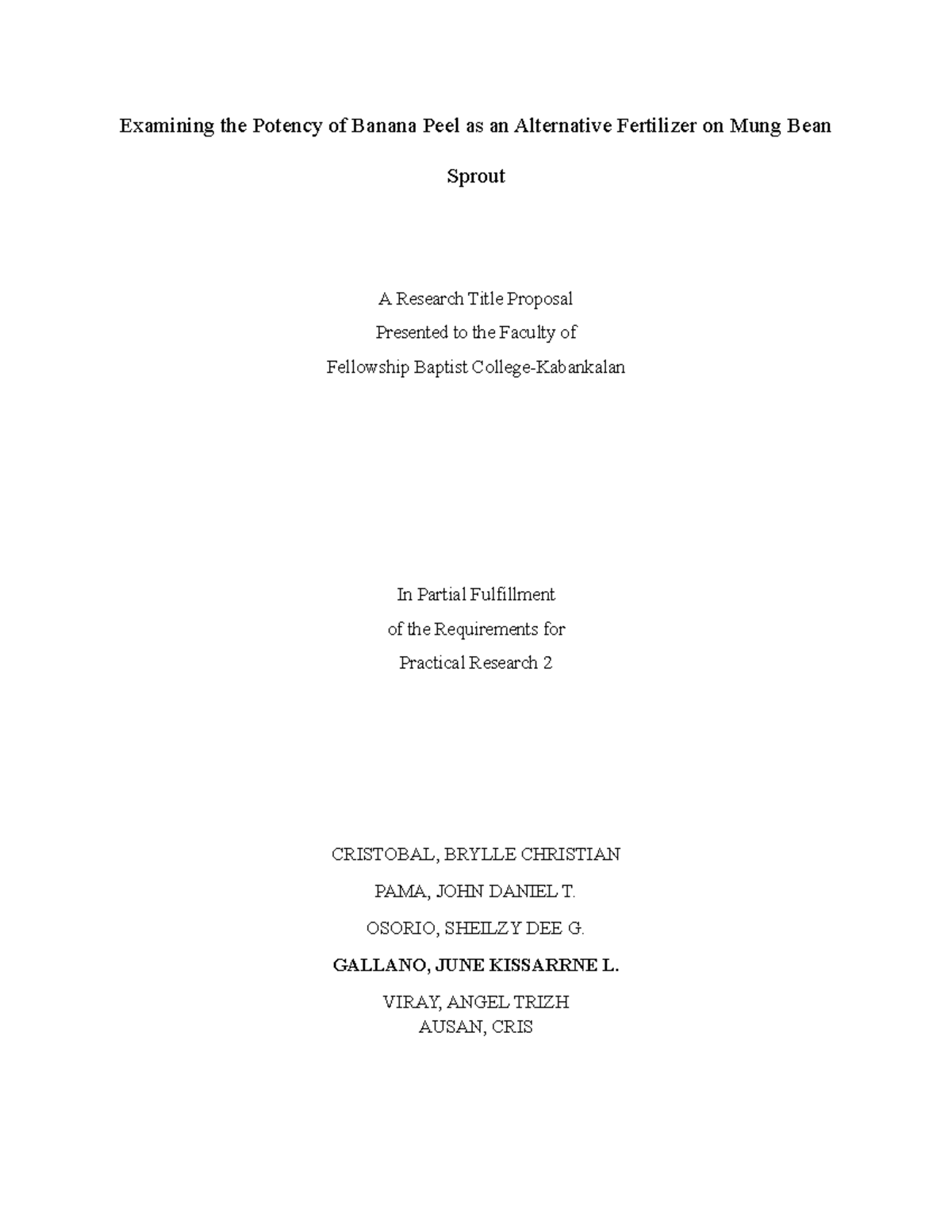 Chapter-1-Research Title Proposal 2023 - Examining the Potency of ...