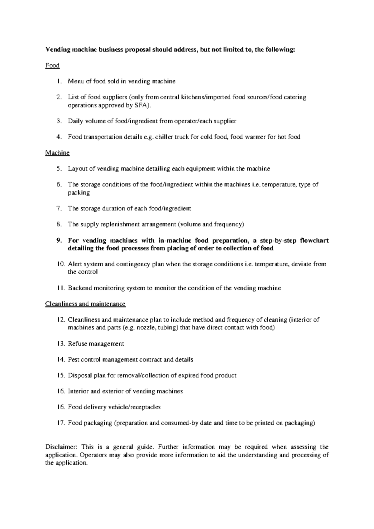 General guide for vending machine business proposal - Vending machine ...