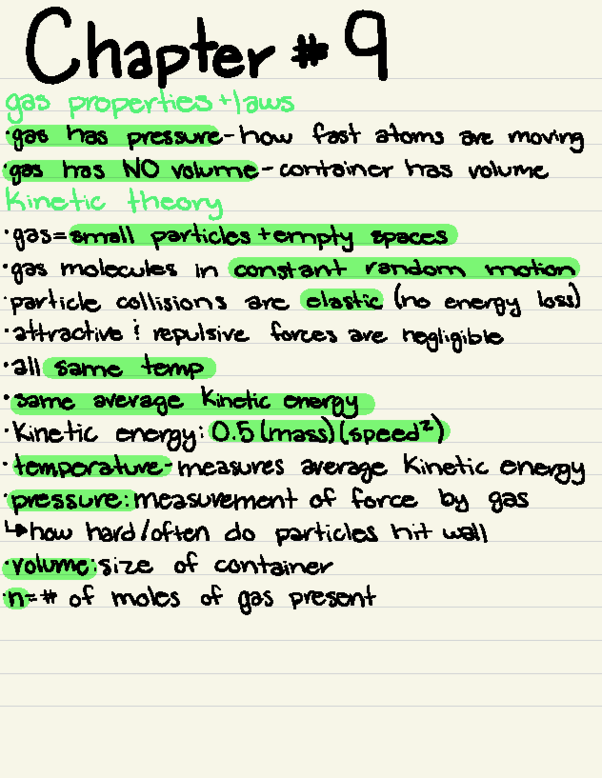 Chem 120- Wilson - Chapter gas properties ####### laws gas has pressure ...