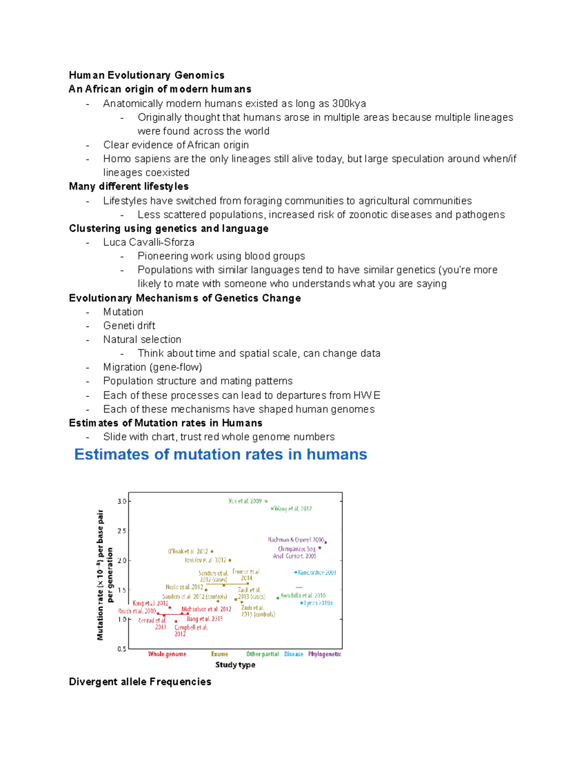 11 22 Human Evolutionary Genomics - Human Evolutionary Genomics An ...