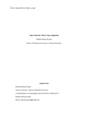 Benchmark Intake Report Initial Interview Assignment - 1 Benchmark Intake Report Part One ...