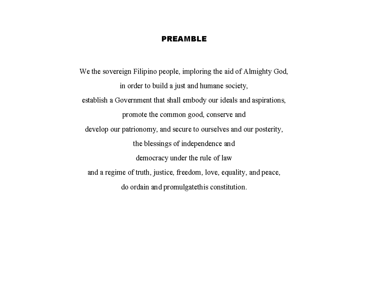 Preamble - Bachelor of Secondary Education English - PREAMBLE We the ...